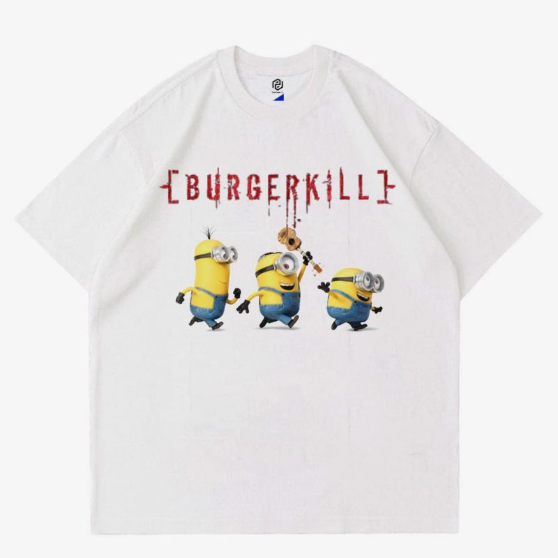 พร้อมส่ง ผ้าฝ้ายบริสุทธิ์ T-SHIRT BURGERKILL X MINIONS PRIA WANITA BAJU ... พร้อมส่ง ผ้าฝ้ายบริสุทธิ์ T-SHIRT BURGERKILL X MINIONS PRIA WANITA BAJU ...