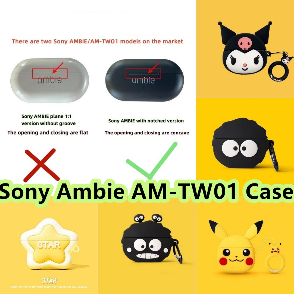 【ส่วนลด】เคสหูฟัง แบบนิ่ม ลายการ์ตูน สําหรับ Sony Ambie AM-TW01 AM-TW01 | Shopee Thailand