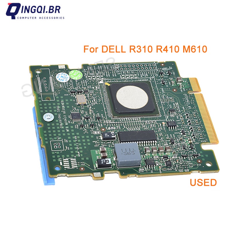 ทดสอบดี HM030 0HM030 PERC 6IR SAS คอนโทรลเลอร์สําหรับ DELL R310 R410 M610 Server RAID การ์ด 6IR ...