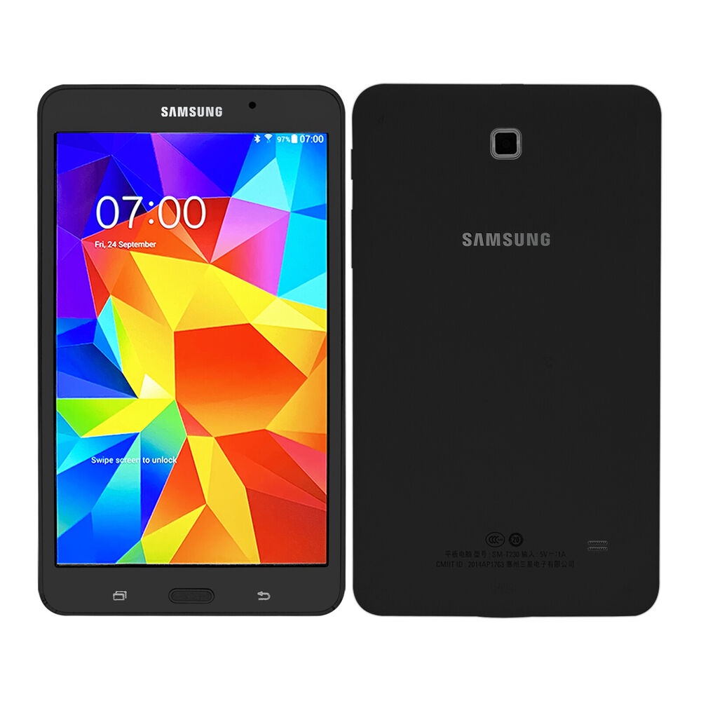 Samsung Galaxy Tab 4 7.0 SM-T230 7.0 Wi-Fi Google Android 4.4 แท็บเล็ต 8GB สีดํา | Shopee Thailand