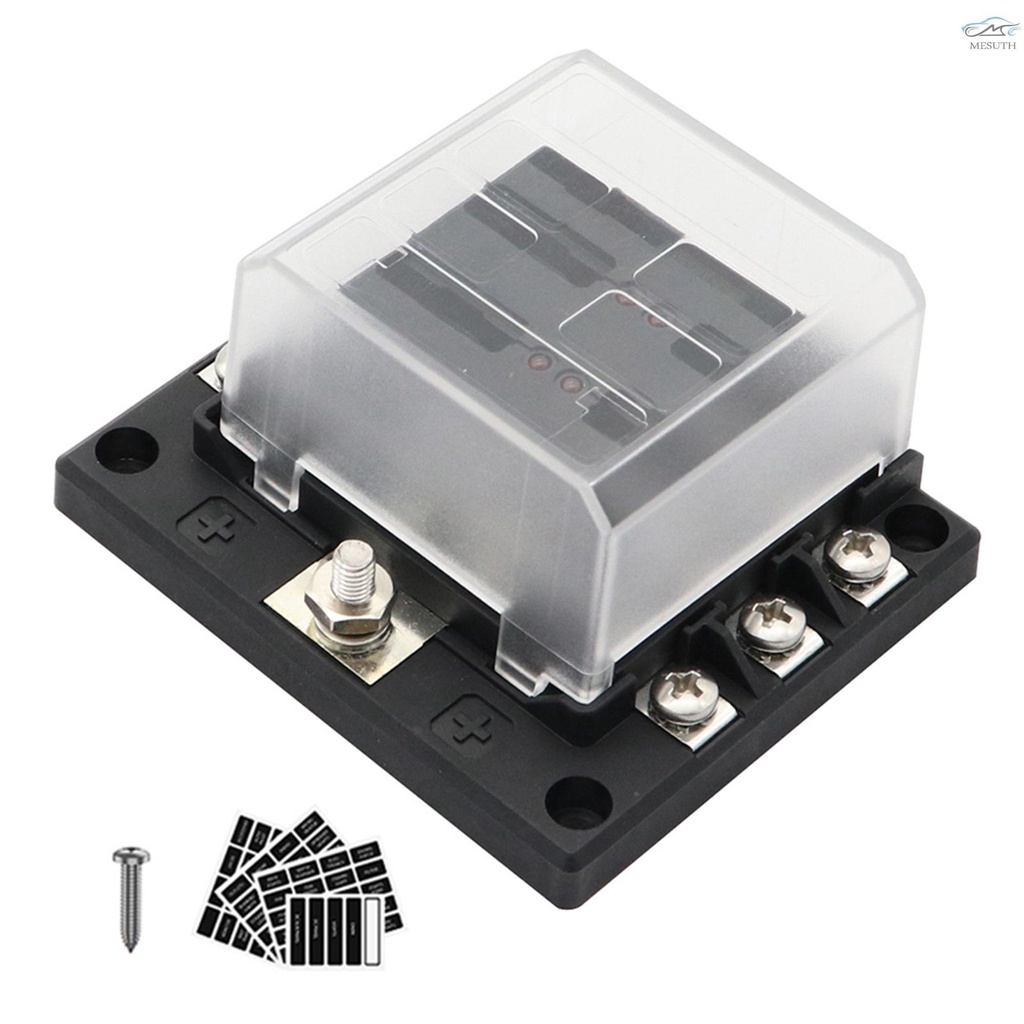 พร้อมส่ง กล่องฟิวส์ 6 ทาง 6 วงจร ATP ATC ATO พร้อมไฟแสดงสถานะ LED ปรับ ...