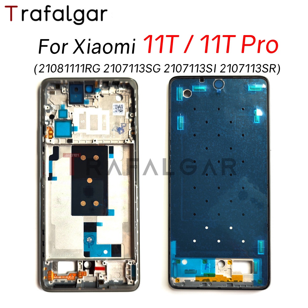 กรอบหน้าจอ LCD สําหรับ Xiaomi 11T และ 11T Pro 5G 21081111Rg 2107113 ...