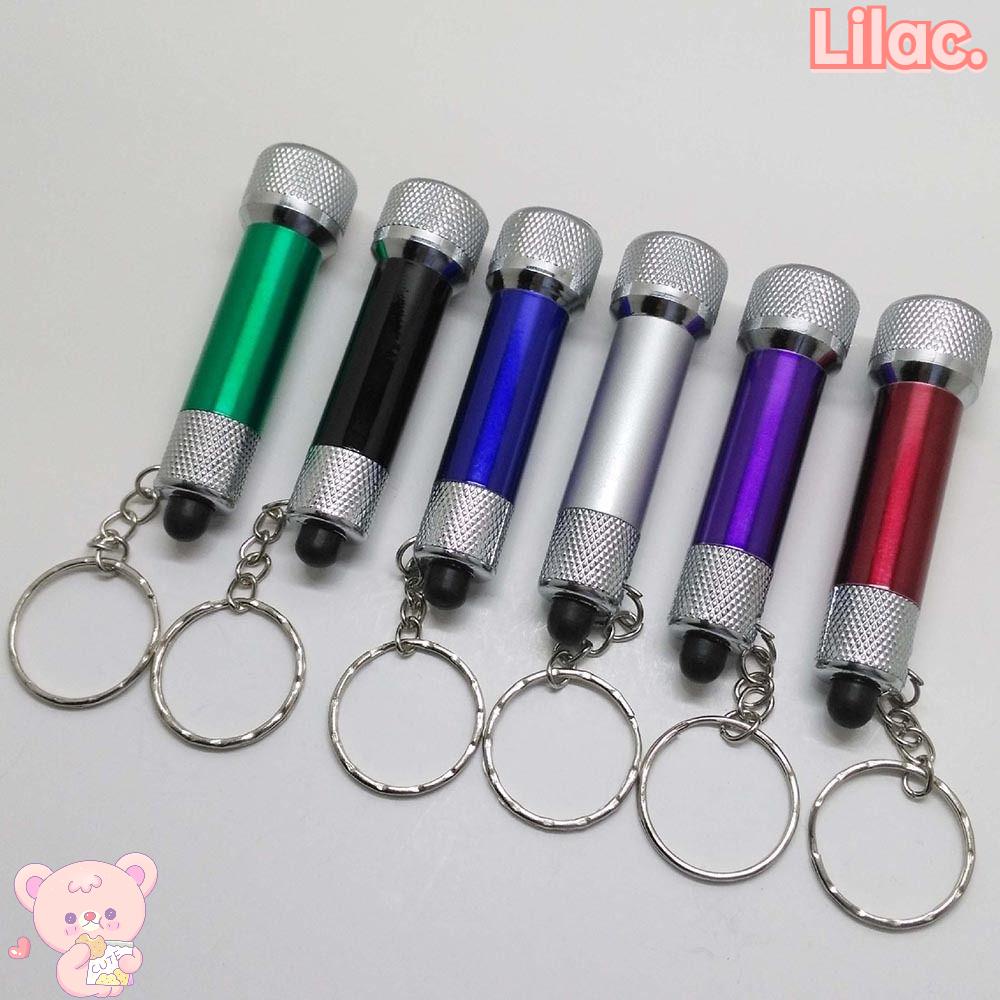 ไฟฉาย LED LILAC พร้อมพวงกุญแจอลูมิเนียมอัลลอยด์ แบบพกพา สําหรับตั้ง ...