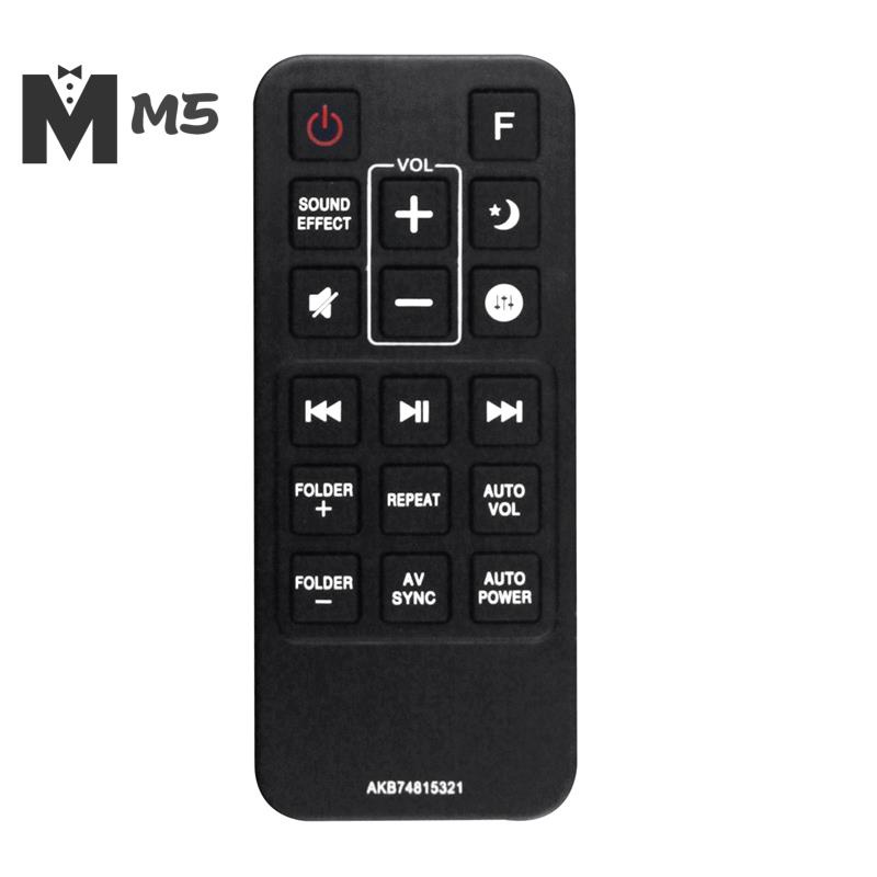 อะไหล่เปลี่ยน AKB74815321 รีโมตคอนโทรล สําหรับ LG Soundbar SH5B SJ5Y ...