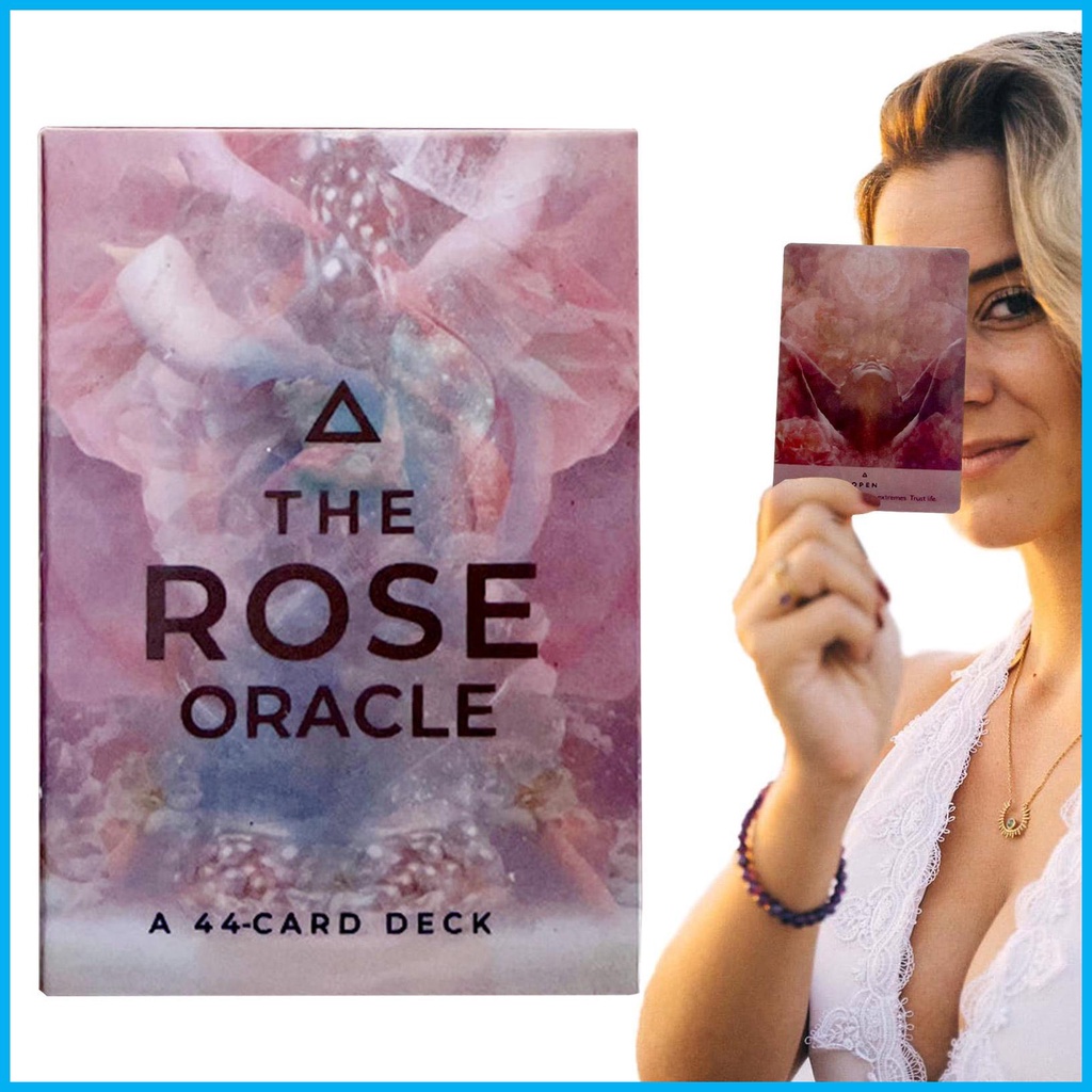 ใหม่ ไพ่ทาโรต์ยอดนิยม 44 ใบ ไพ่ทาโรต์แม่มด ชะตากรรม เกม The Rose Oracle ...