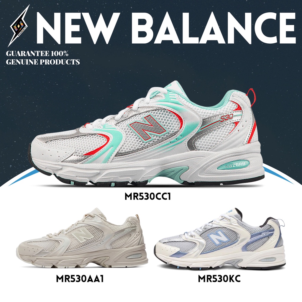 รองเท้าผ้าใบ【New Balance 530】MR530CC1/MR530AA1/MR530KC ของแท้100% ชานม ...