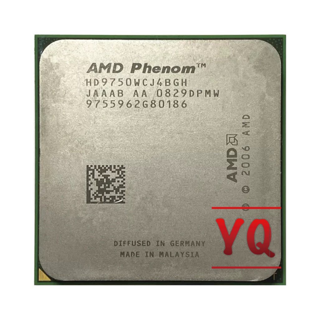 ซ็อกเก็ตโปรเซสเซอร์ CPU AMD Phenom X4 9750 2.4 GHz Quad-Core ...