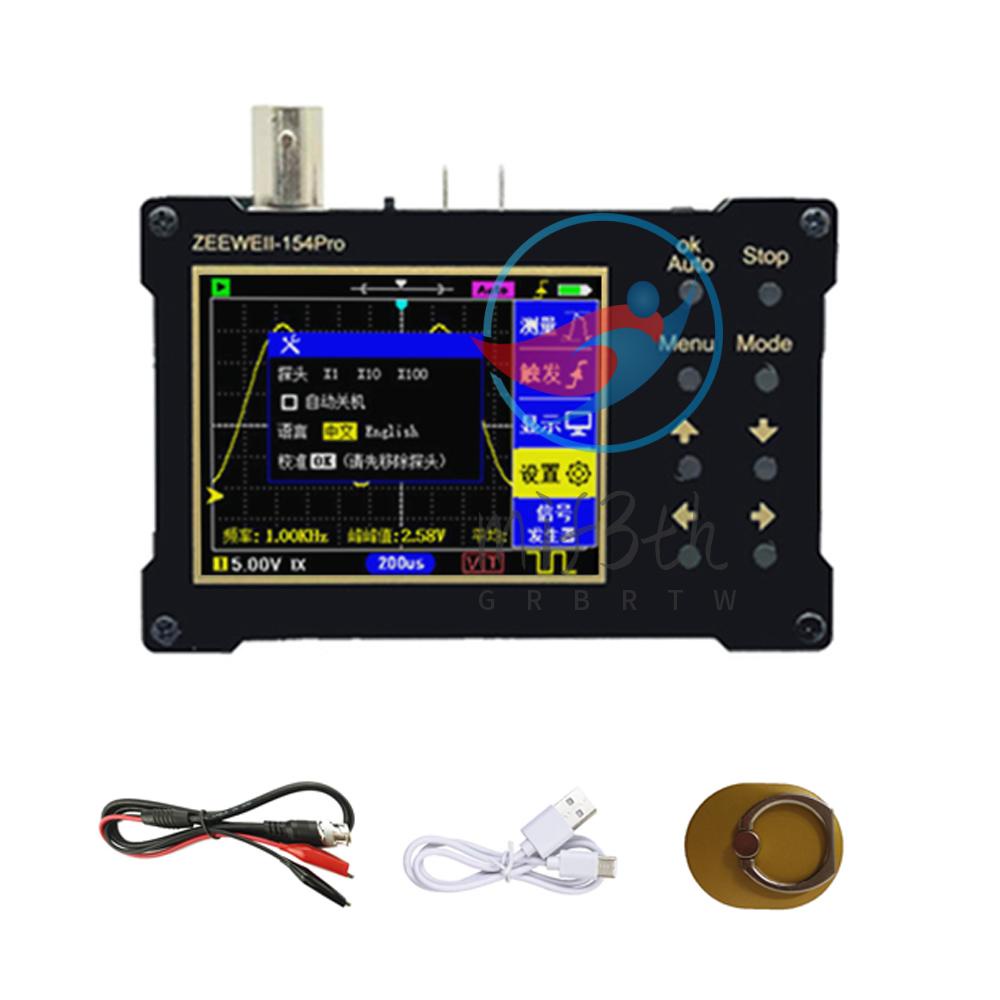 Zeeweii DSO154Pro เครื่องกําเนิดสัญญาณดิจิทัล ออสซิลโลสโคป หน้าจอสี 2.4 ...