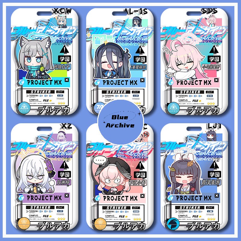 Blue Archive card sleeve Takanashi Hoshino anime Sunaokami Shiroko ...