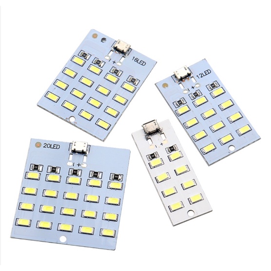 โคมไฟ LED 8 12 16 20 ดวง อะลูมิเนียม USB สําหรับฉุกเฉิน | Shopee Thailand