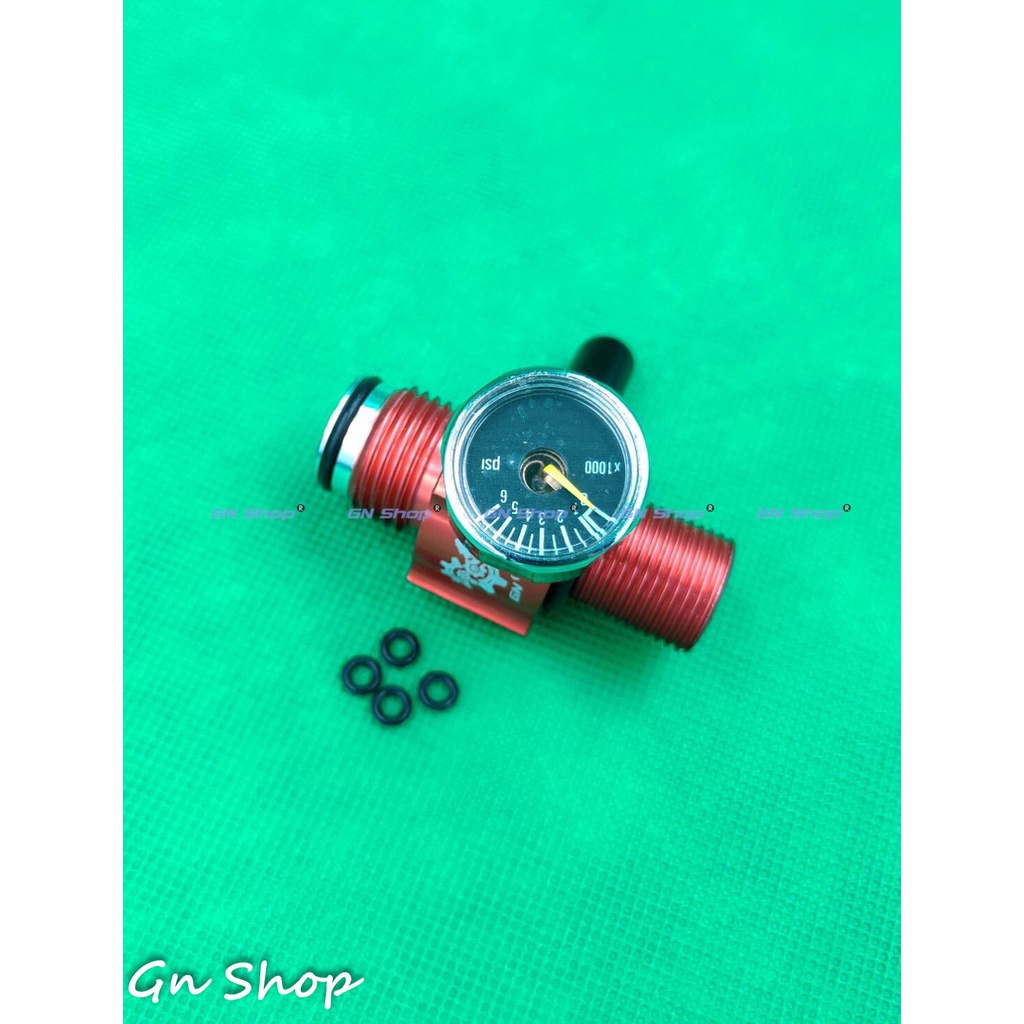 เร็คกูเลเตอร์ มินิ By GN ปรับแรงดันได้ 800 - 2500 psi (ปรับใน หมุนปรับ) เกจ 6000 psi Mini ...