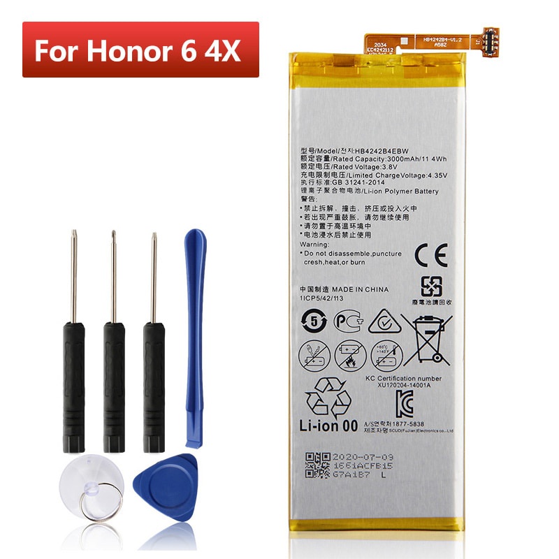 HB4242B4EBW เปลี่ยนแบตเตอรี่สำหรับ Huawei Honor 4X Honor 6 H60-L01 H60 ...