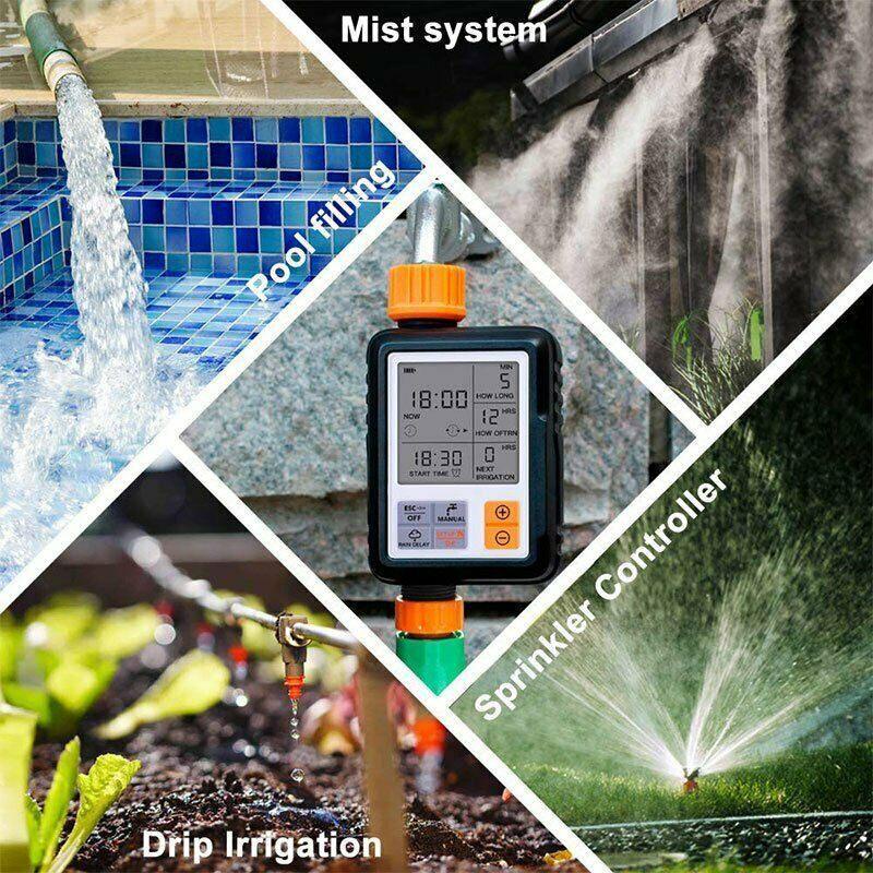 เครื่องตั้งเวลารดน้ำอัตโนมัติ Water timer Digital irrigation timer สำหรับบ้านเรือน(65) | Shopee ...