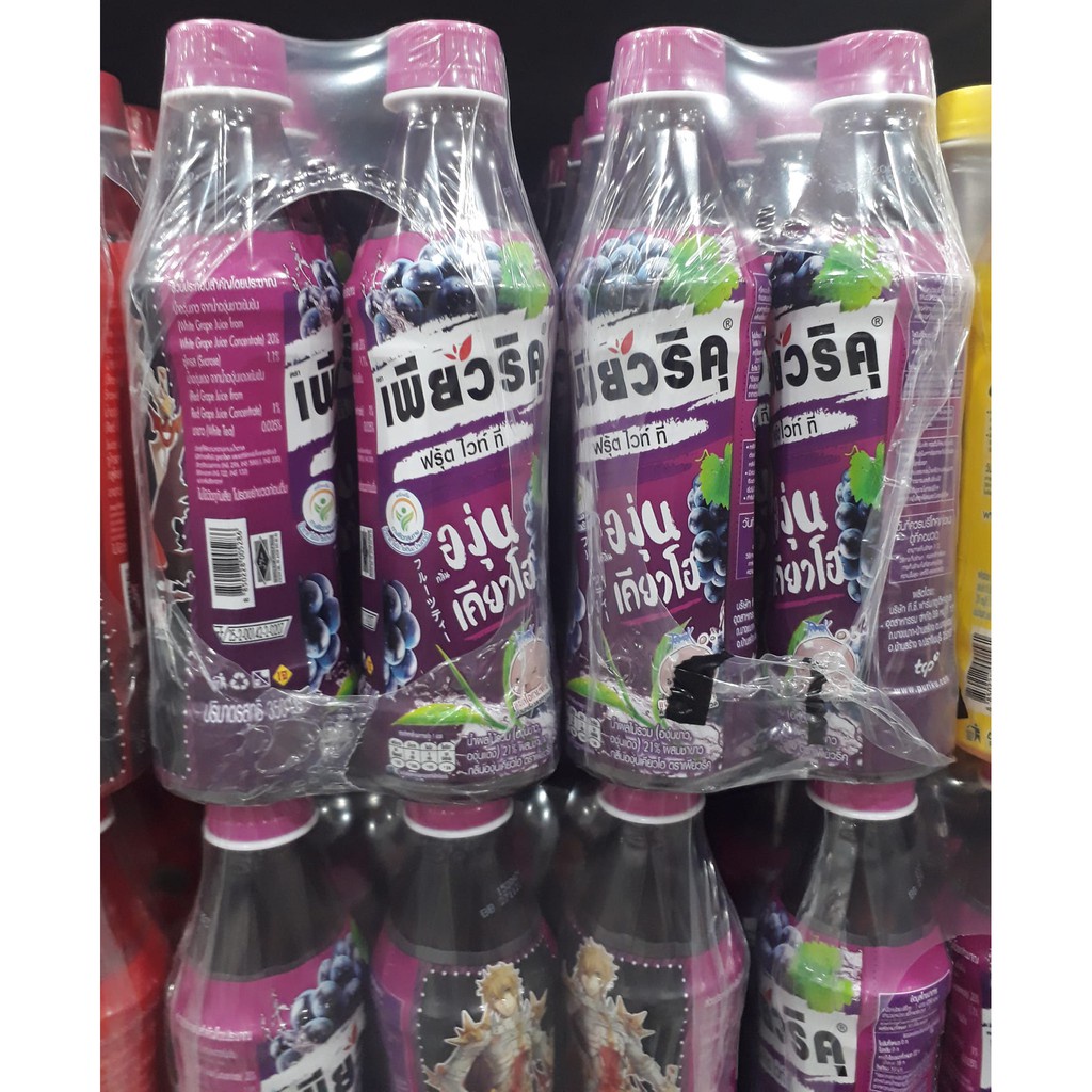 เพียวริคุ ชาขาวพร้อมดื่ม รสองุ่นเคียวโฮ บรรจุ 350ML. ไซส์ 6ขวด PURIKU ...