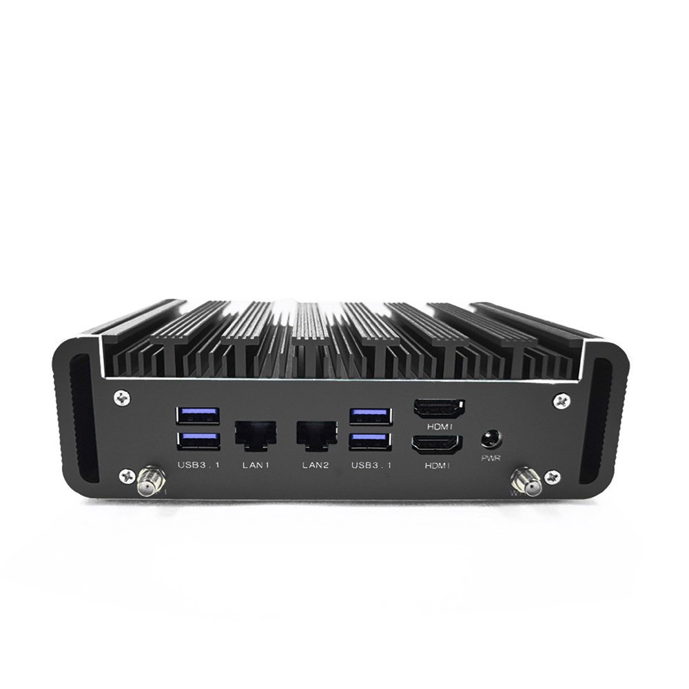 Fanless AMD Ryzen R7 3700U Windows 11 Mini PC USB 3.1 DDR4 8GB 16GB ...