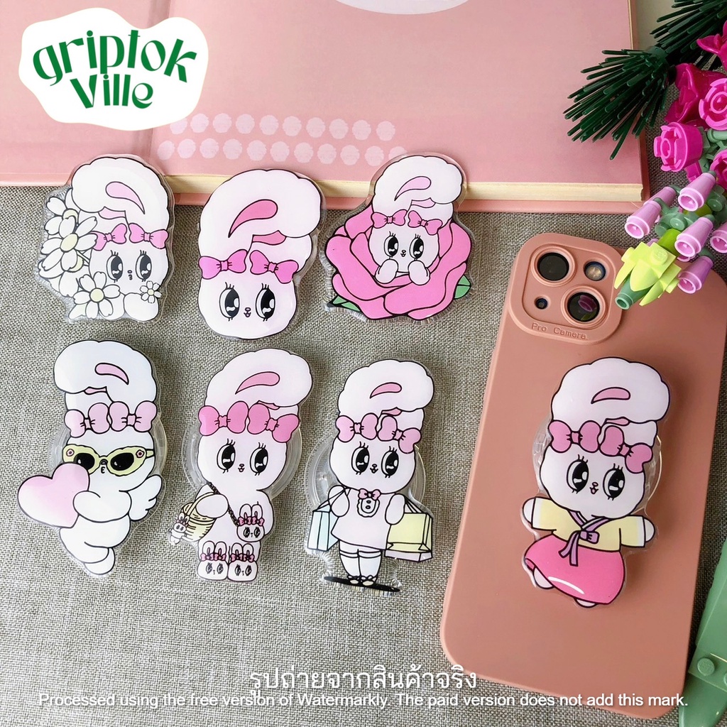 Griptok Acrylic EB พร้อมกาว Nano Gel ในตัว PopSocket กิ๊ฟต๊อก การ์ตูน ...