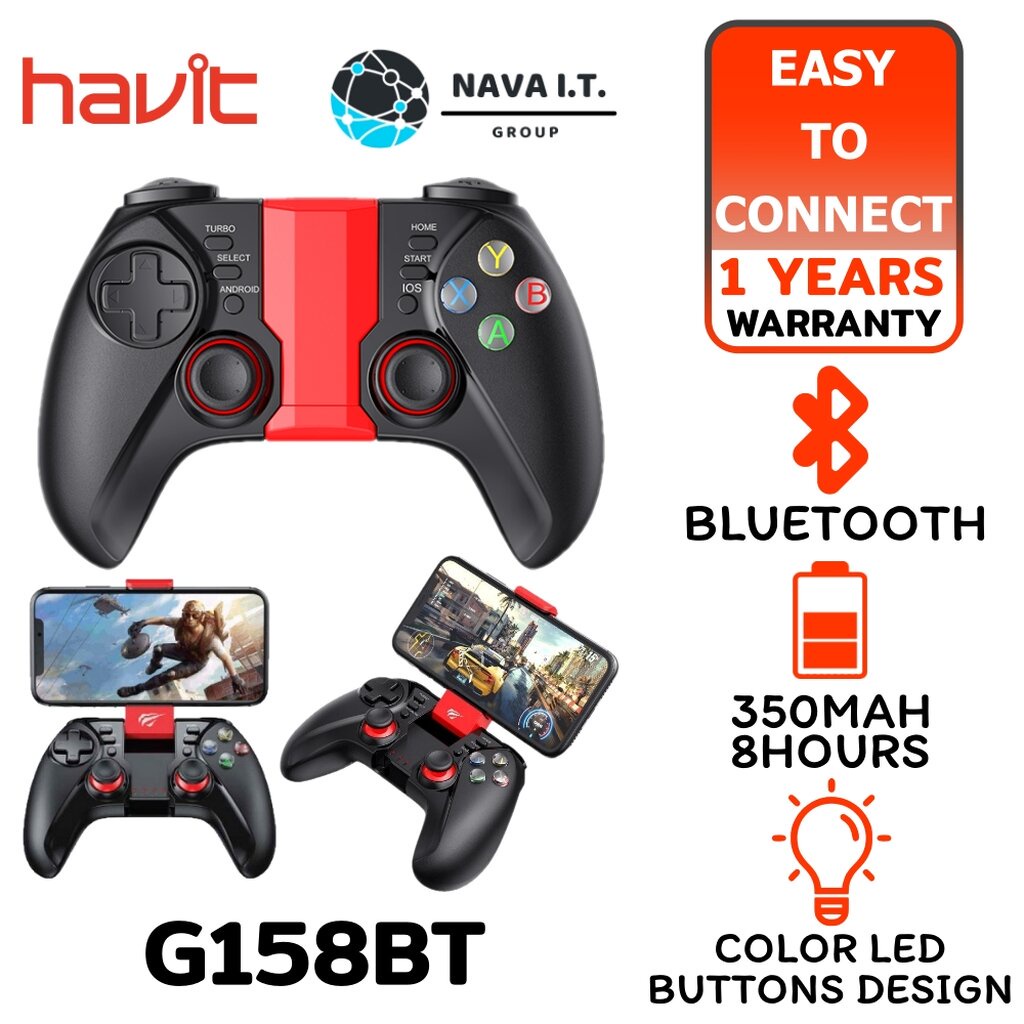 HAVIT G158BT Bluetooth Controller (จอยคอนโทรลเลอร์) รับประกัน 1 ปี ...