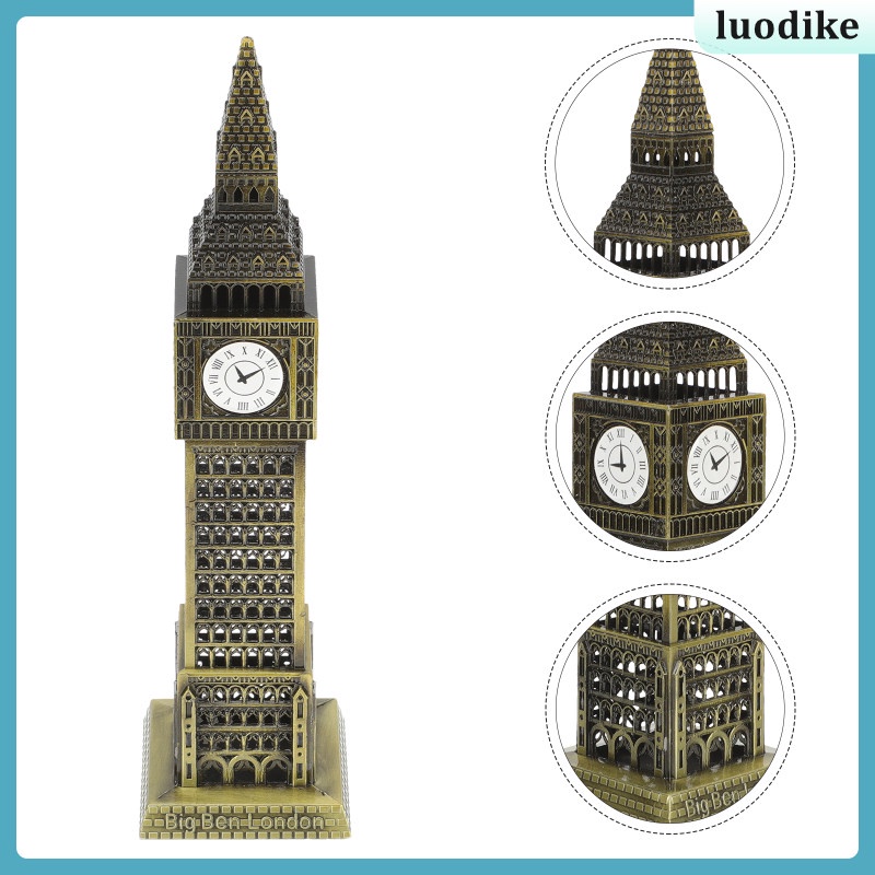 Ben Wind up นาฬิกาปลุกรุ่นใหญ่เครื่องประดับภาพอาคารโลหะผสมตกแต่ง ...