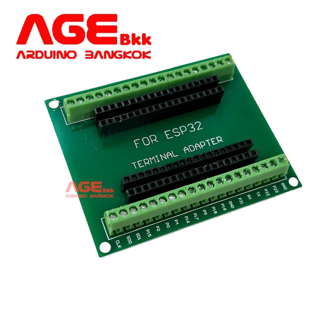 บอร์ดขยายขา Screw Shield NodeMCU ESP32 ESP32S ESP32-S แบบ 38 ขา บัดกรีแล้ว | Shopee Thailand
