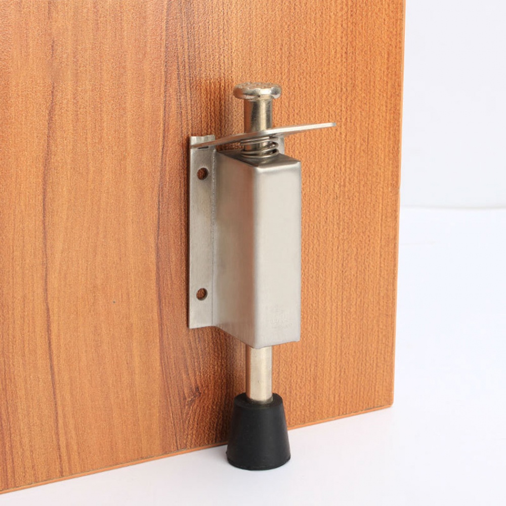 【COLORFUL】Kick Down Foot Operated Door Stop - Satin Stainless Steel ...
