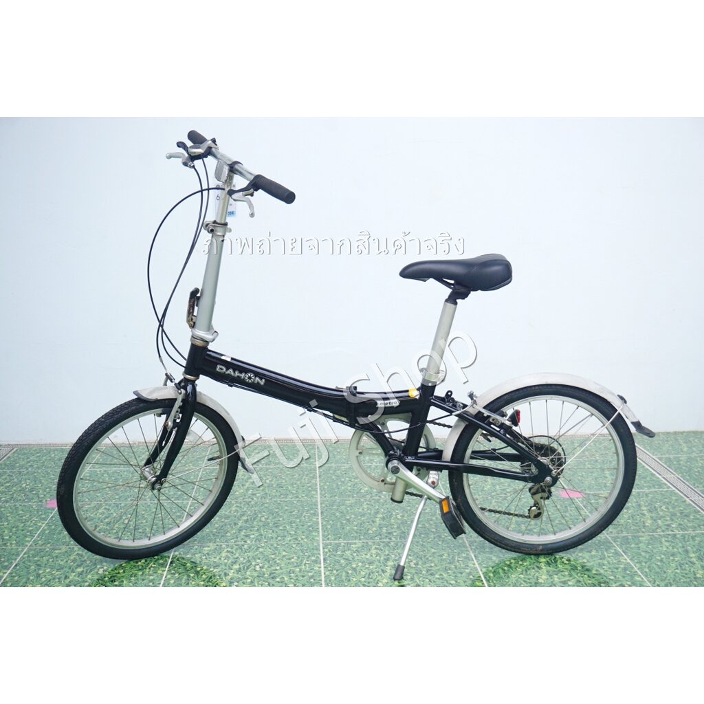 จักรยานพับได้ญี่ปุ่น - ล้อ 20 นิ้ว - มีเกียร์ - อลูมิเนียม - Dahon Metro - สีดำ [จักรยานมือสอง ...