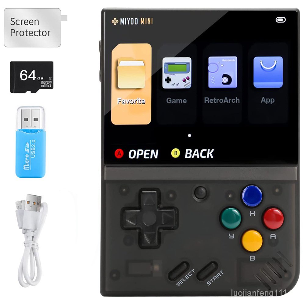 [Spot] Miyoo mini Plus 3.5-inch IPS screen video handheld game machine ...