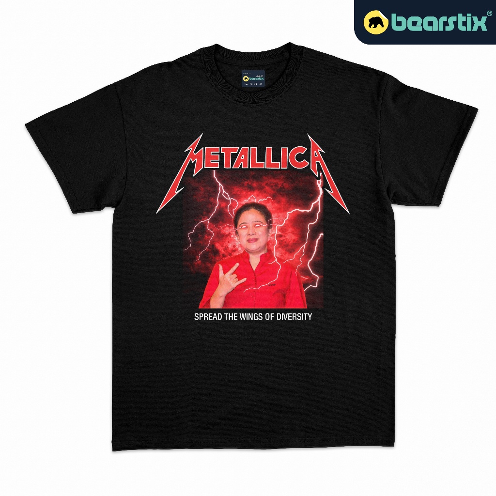 เสื้อยืดคอกลมBearstix - Kaos Puan Maharani - Baju Metallica - Tshirt ... เสื้อยืดคอกลมBearstix - Kaos Puan Maharani - Baju Metallica - Tshirt ...