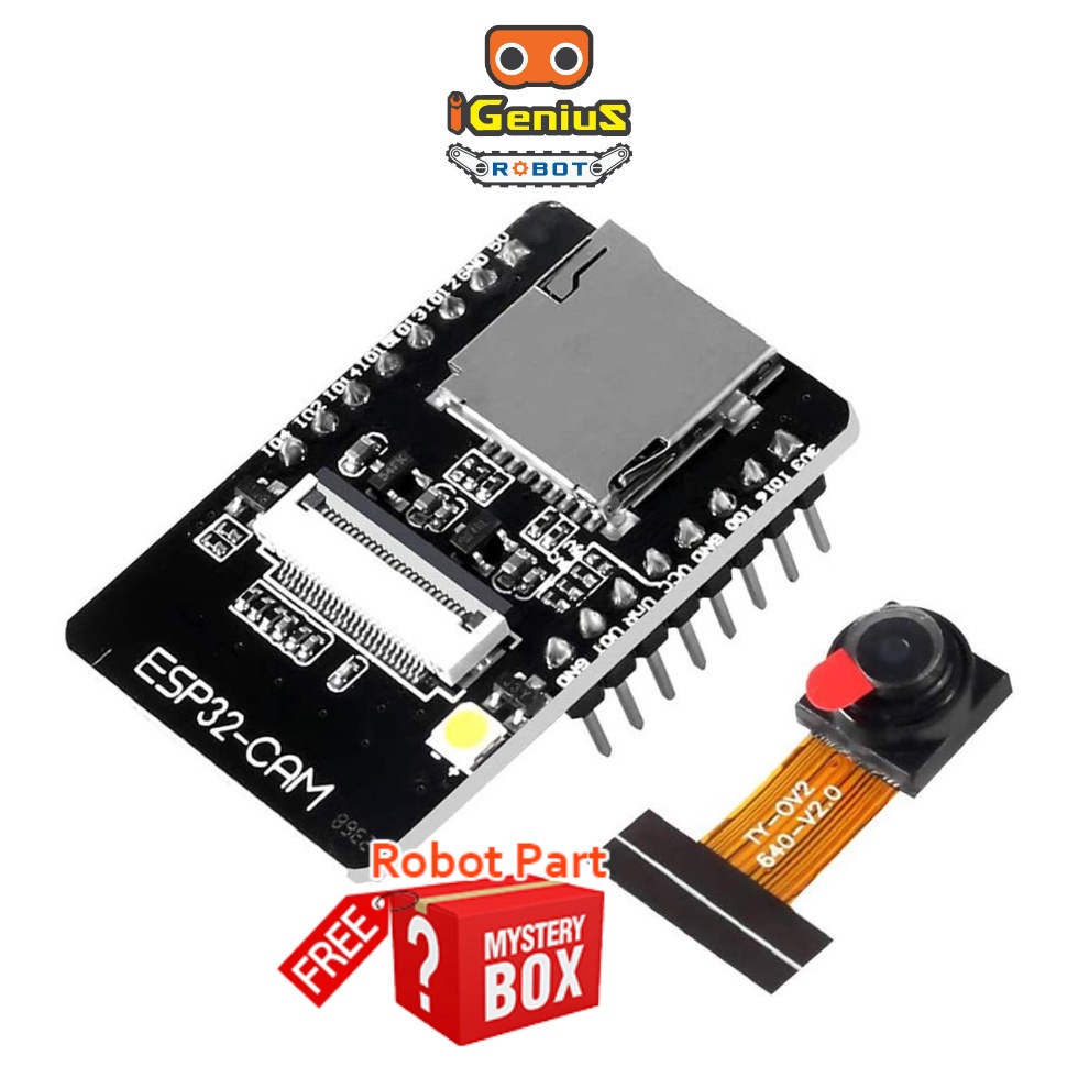(มีของแถม) โมดูลกล้อง OV2640 ESP32 สำหรับ Arduino บอร์ดพัฒนาพร้อม WiFi ...