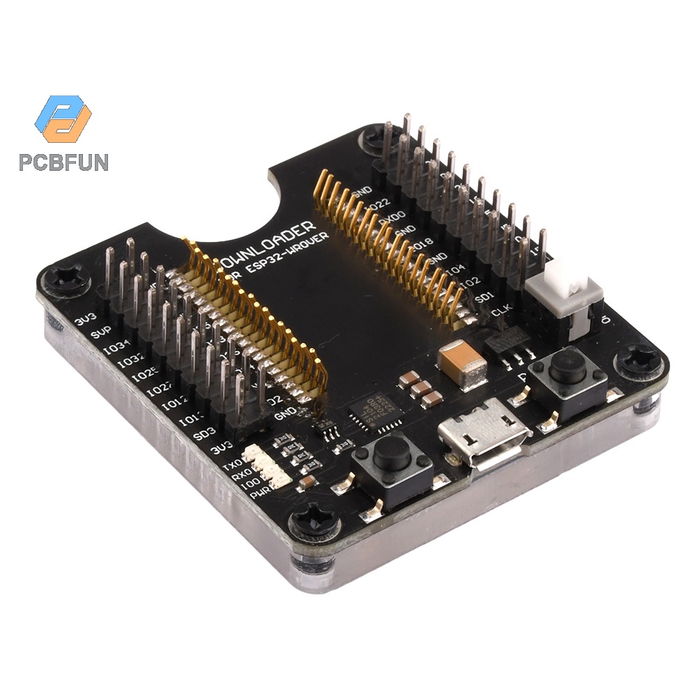 Pcbfun Esp32 โมดูลบอร์ดทดลอง ความแม่นยําสูง สําหรับ Esp-wroom-32 ระบบขั้นต่ํา | Shopee Thailand