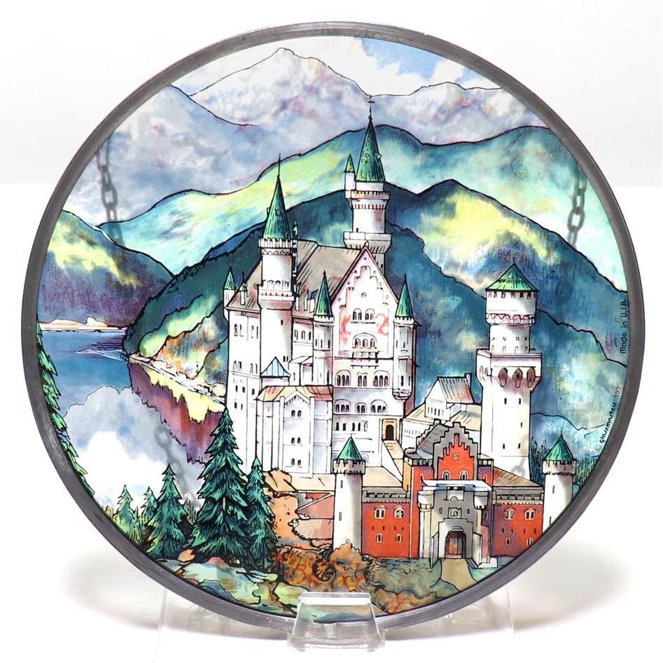 【Direct from Japan】 Disney Cinderella's Castle Vintage Stained Glass ...