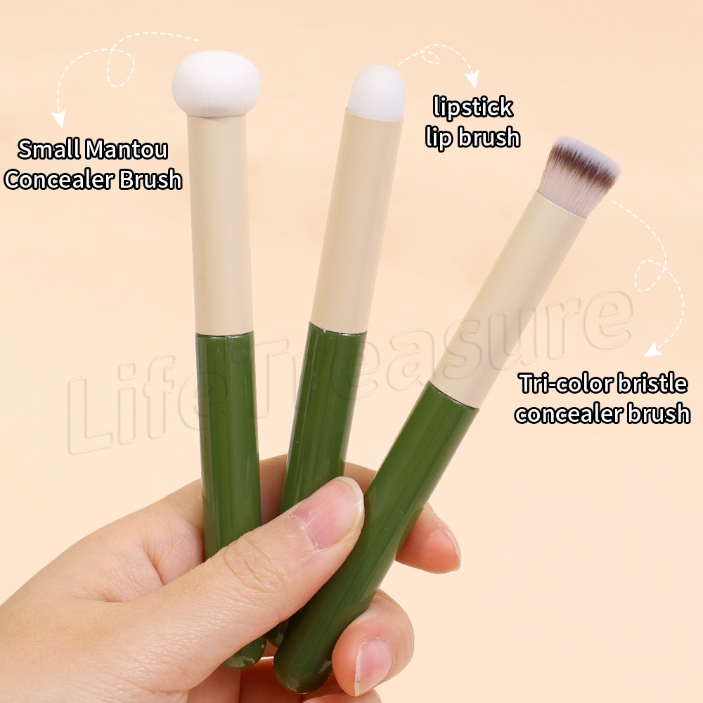 แปรงคอนซีลเลอร์ Tri-Color Bristle Concealer Brush | Shopee Thailand