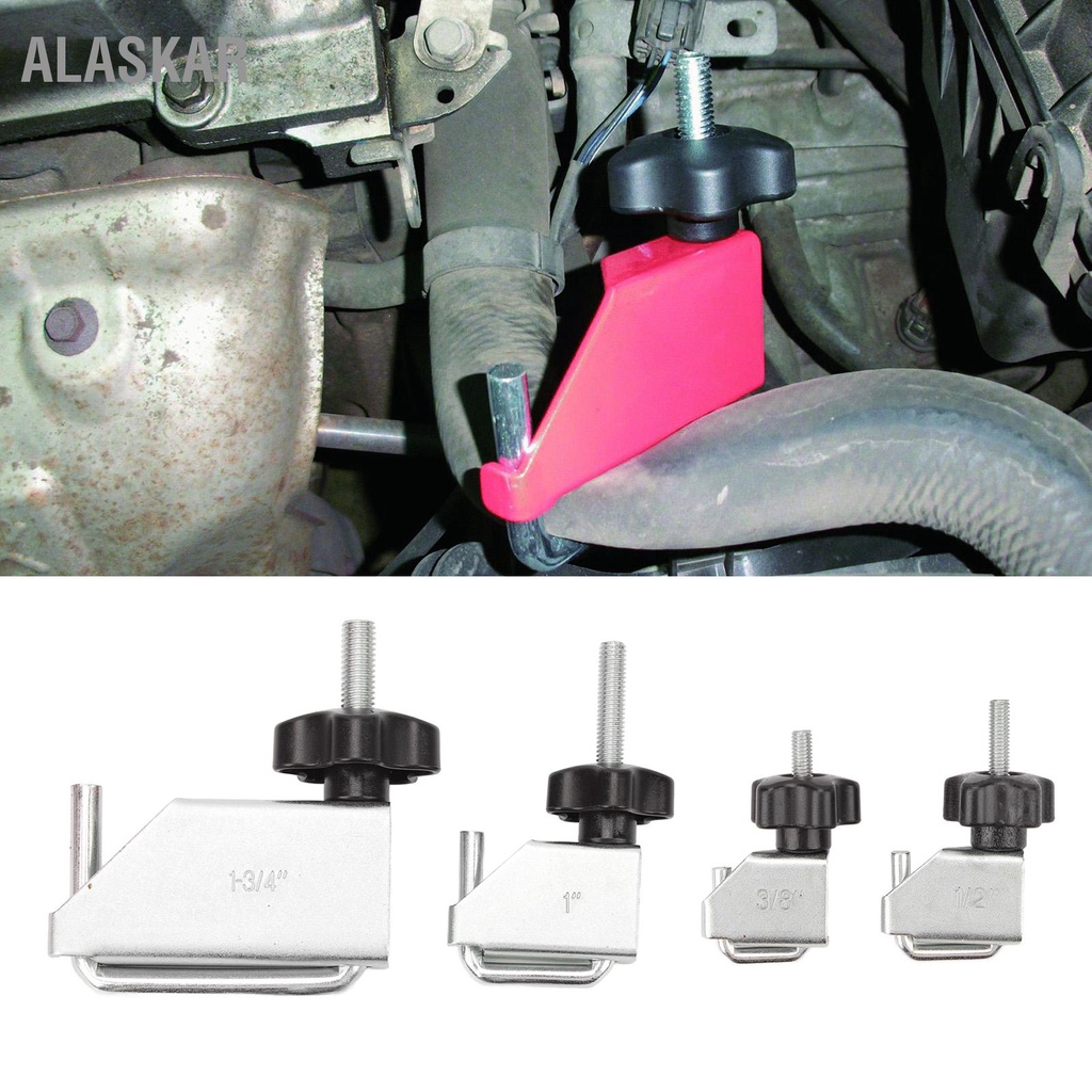 ALASKAR 4Pcs หม้อน้ำสูญญากาศ Fluid Line Clamp Set Pinch Off สำหรับสาย ...