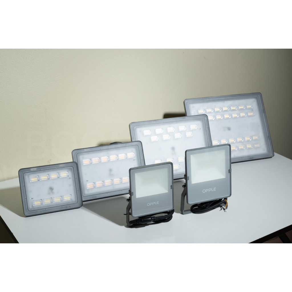 Light LED OPPLE Floodlight ไฟฟลัดไลท์ 10w 20W 30w 50w 70w 100w แสงขาว ...