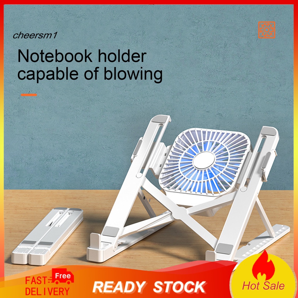 Cheerp ขาตั้งแล็ปท็อป โน๊ตบุ๊ค แบบพับได้ กระจายความร้อน แบบพกพา พร้อม ...