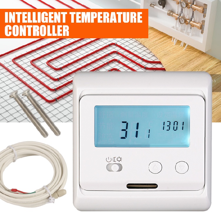 16A Non Programmable LCD Heating Temperature Controller Electric Floor ...