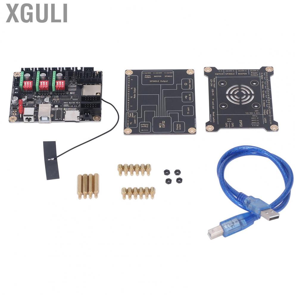 Xguli 3D Printer Main Control Board 3D Printer Motherboard Integrated with Shell for Engraving ...