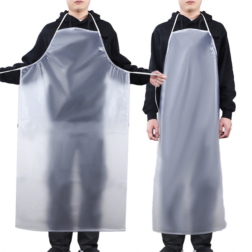 【COLORFUL】Apron Industrial PVC Plastic Smock Cleaning Stain-resistant ...