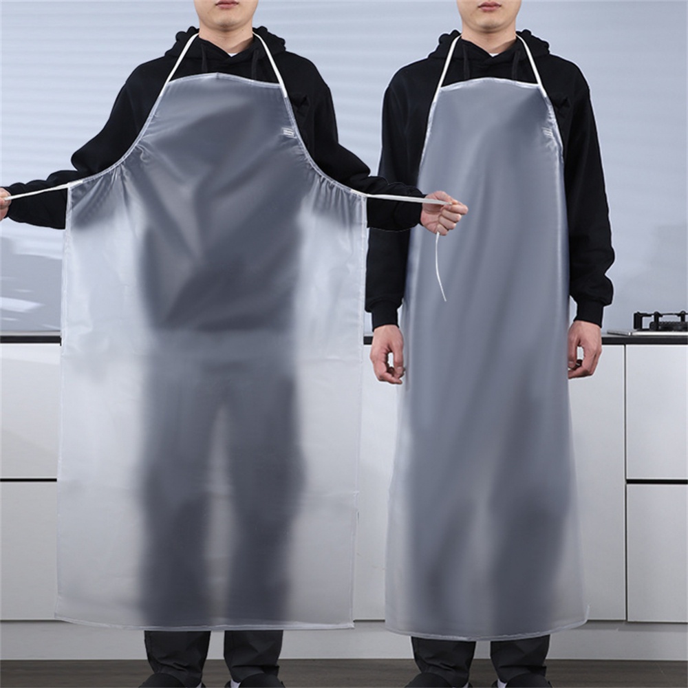 【COLORFUL】Apron Industrial PVC Plastic Smock Cleaning Stain-resistant ...