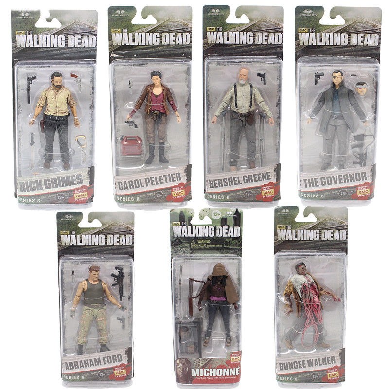 โมเดลตุ๊กตา The Walking Dead The Governor Rick Grimes Bungee WALKER ...