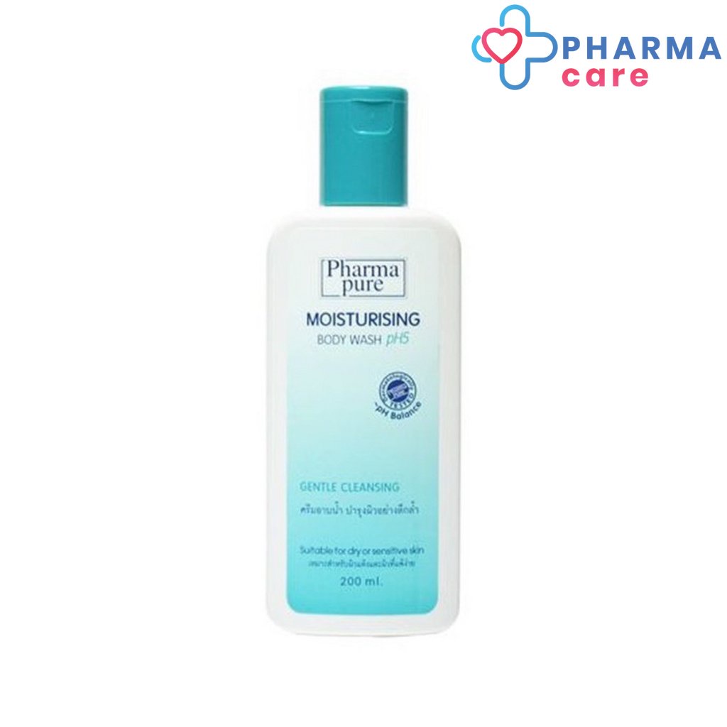 PharmaPure Moisturising Body Wash ฟาร์มาเพียว มอยส์เจอร์ไรซ์ซิ่ง บอดี้ ...
