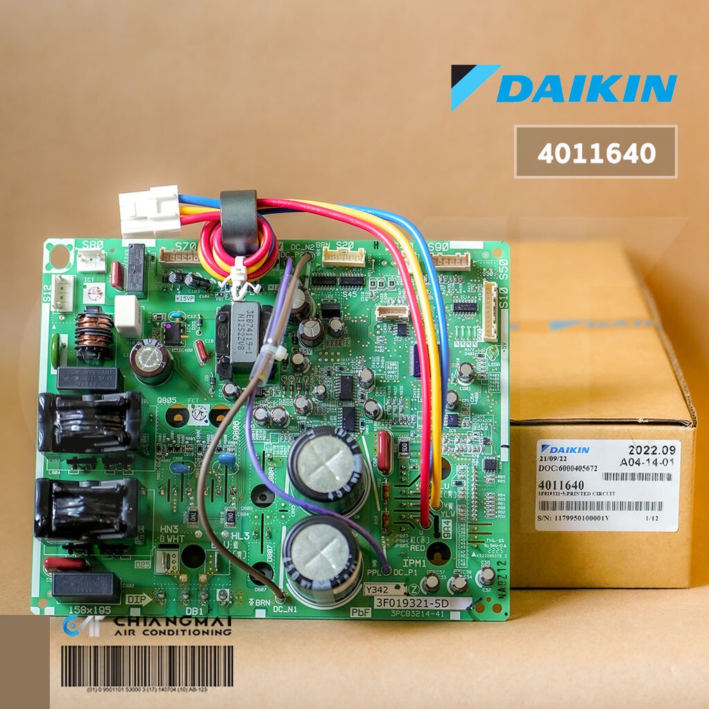 4011640 แผงวงจรแอร์ Daikin แผงบอร์ดแอร์ไดกิ้น บอร์ดคอยล์ร้อน รุ่น ...