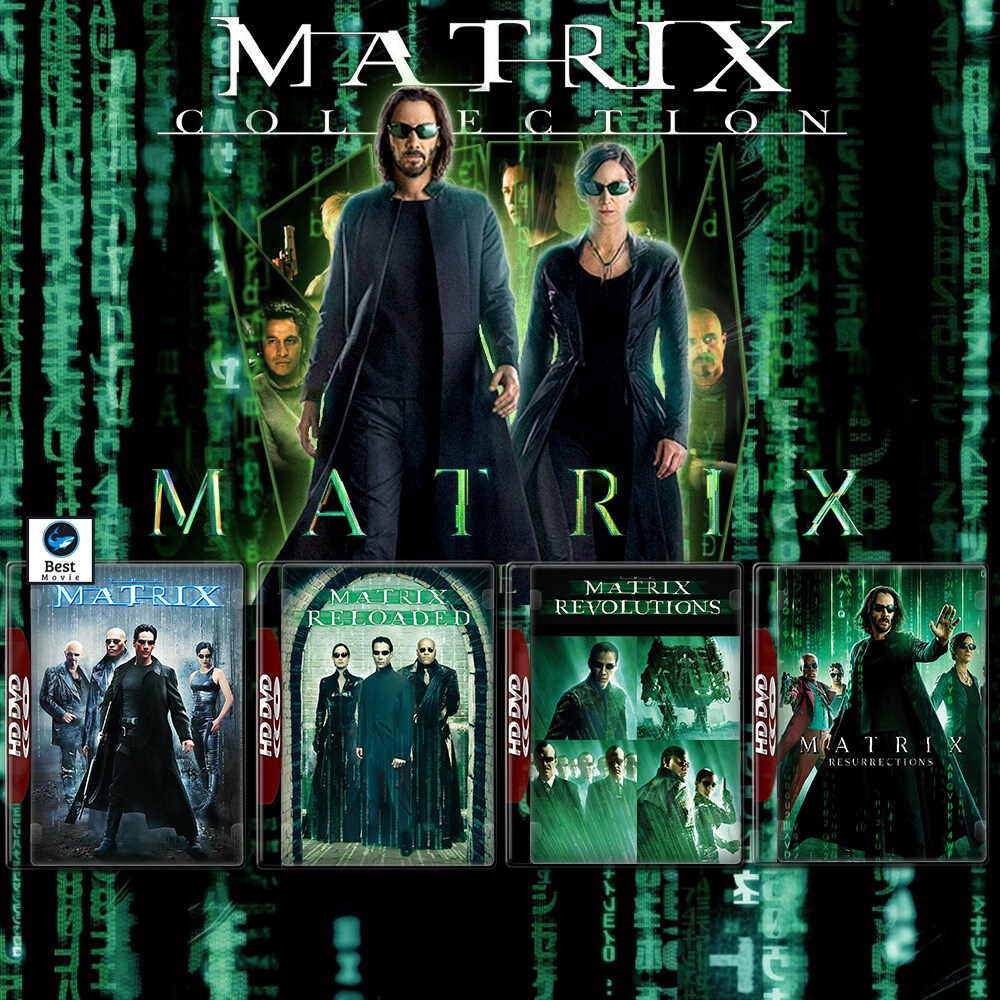 แผ่นบลูเรย์ หนังใหม่ The Matrix ภาค 1-4 Bluray Master เสียงไทย (เสียง ...