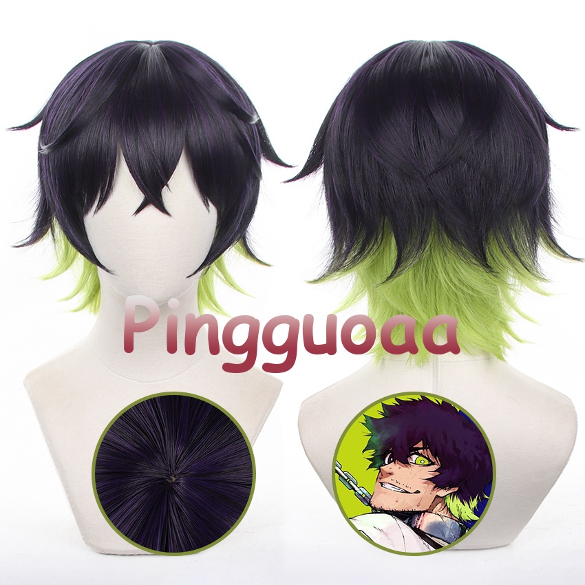 Anime Blue LOCK Oliver Aiku Cosplay Wig 30cm Short Hair Heat Resistant ...