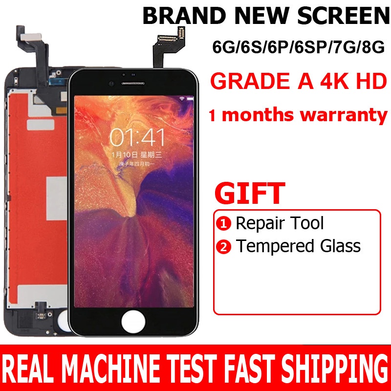 แผงหน้าจอสัมผัส LCD แบบเปลี่ยน สําหรับ iPhone 6 6s 6P 7P 6SP 8P 7 8 ...