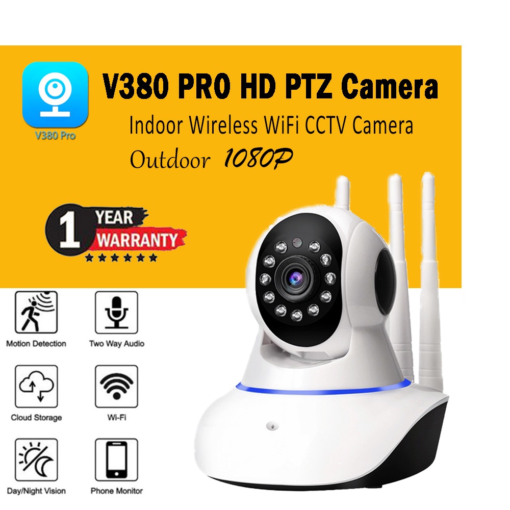 V380 CCTV Camera 1080P Smart Wireless Q5 CCTV Wifi PT Home Security ...