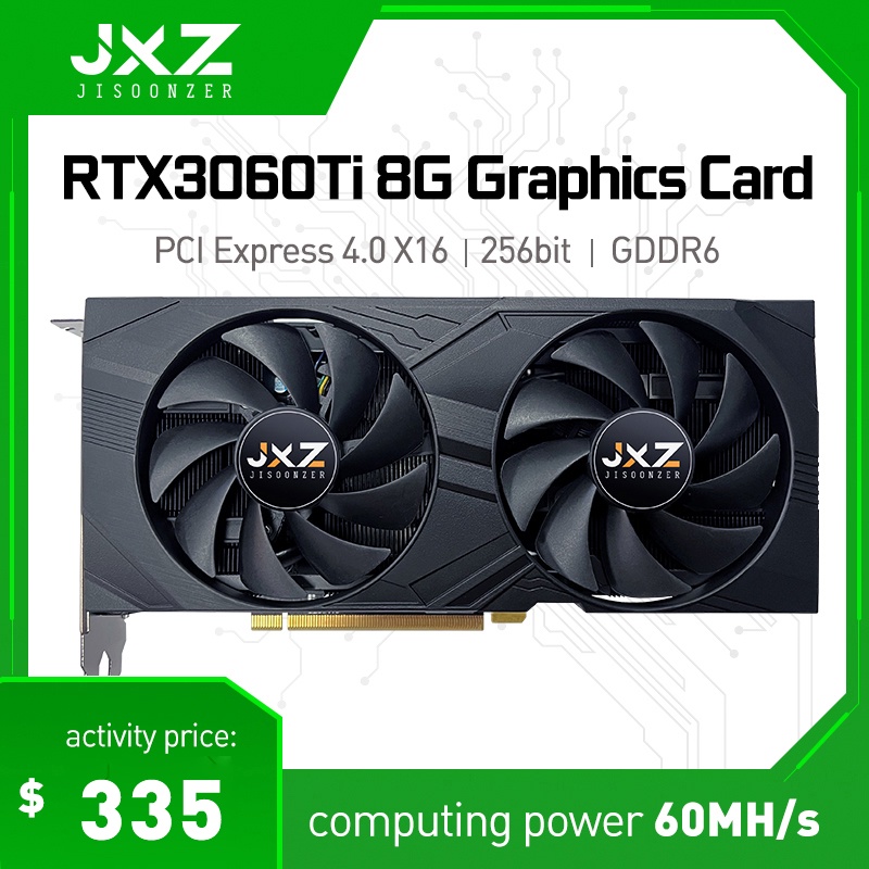 การ์ดจอ RTX 3060TI 8G 256Bit GDDR6 HDMI DP 3060 TI 8G GPU | Shopee Thailand