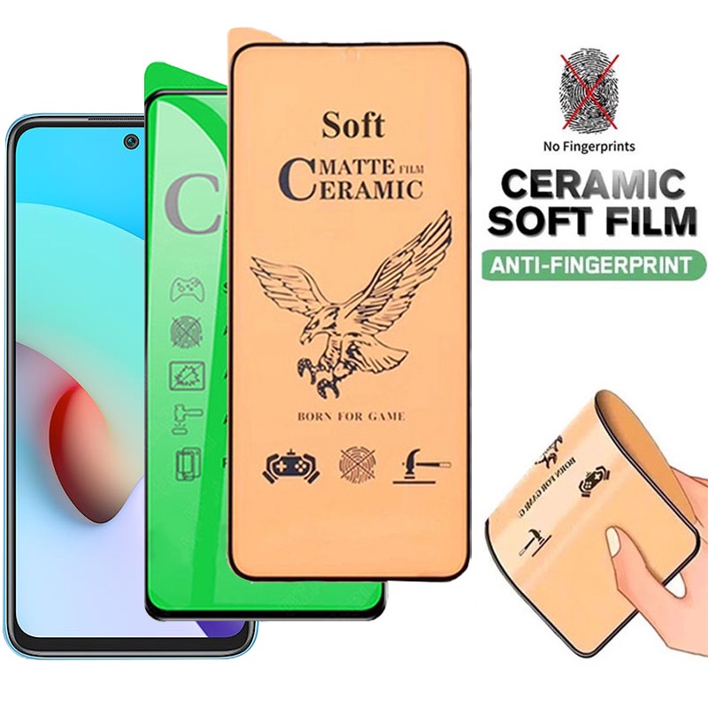 ฟิล์มเซรามิคใส ผิวด้าน แบบเต็มจอ สําหรับ Redmi A4 A3 14C 14R 13 13C 12 10 9 8 12C 11A 10A 10C 9T ...