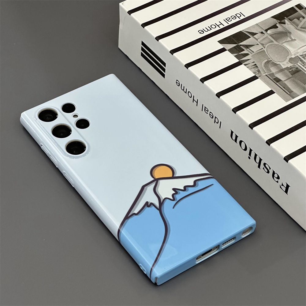 Samsung S23 Ultra 5G / S23 + / S23 Fuji Mt เคสแข็ง แวววาว Samsung ...