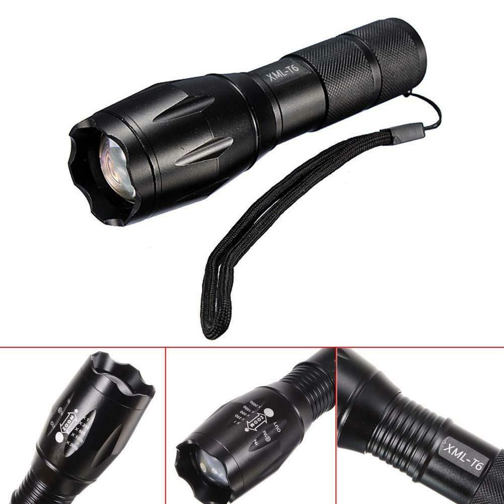 ไฟฉาย Ultra CREE XML T6 LED Zoomable Flashlight Torch 5 Modes แรงสูง ซูมได้ | Shopee Thailand