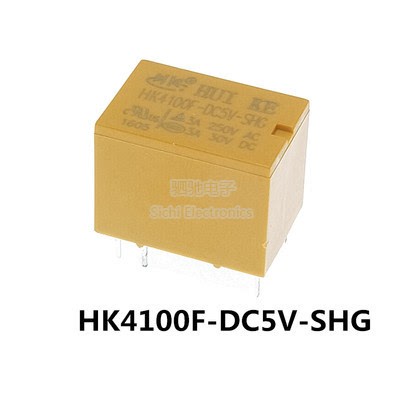 รีเลย์ Huike HK4100F-DC12V-SHG HK4100F-DC5V-SHG 6 Pins 3A 3V 9V 24V ...